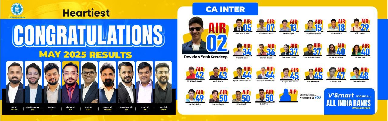 CA Final Online Classes - Vsmart Academy
